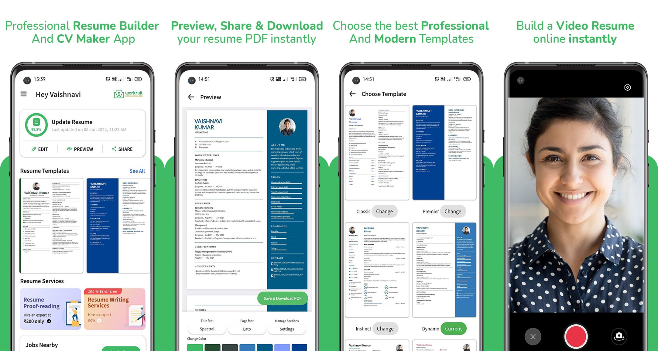 10 Best Resume Apps for Android For CV Making
